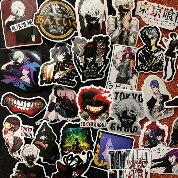 Accessories | 518 Set Of 5pc Tokyo Ghoul Mix Waterproof Stickers | Poshmark